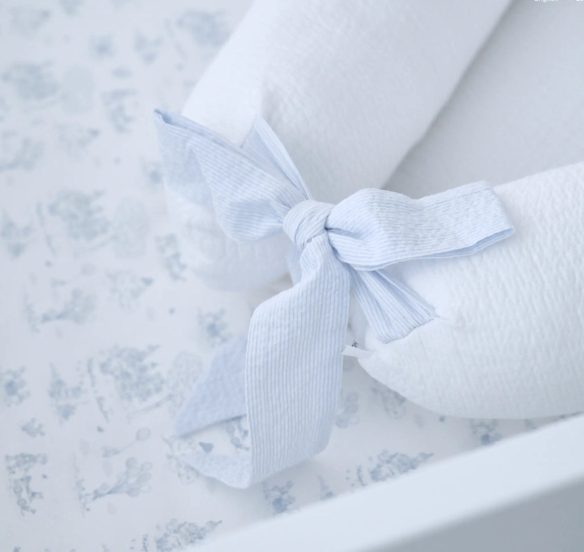Baby Cocoon - Blue Garden Party - Blue Almonds