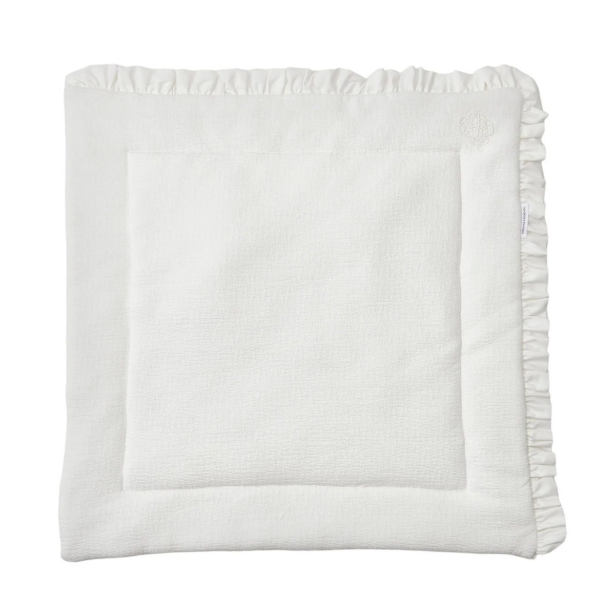 Baby Sleeping Nest & Blanket - Blue Almonds