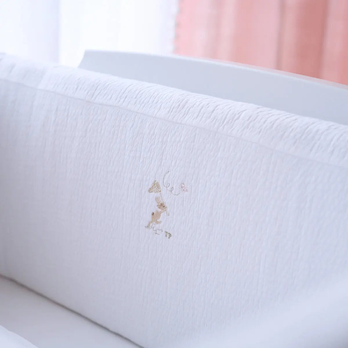 Cot bed Bumper 60cm - Cotton (60x60x60cm) H:30cm - Garden Party ...
