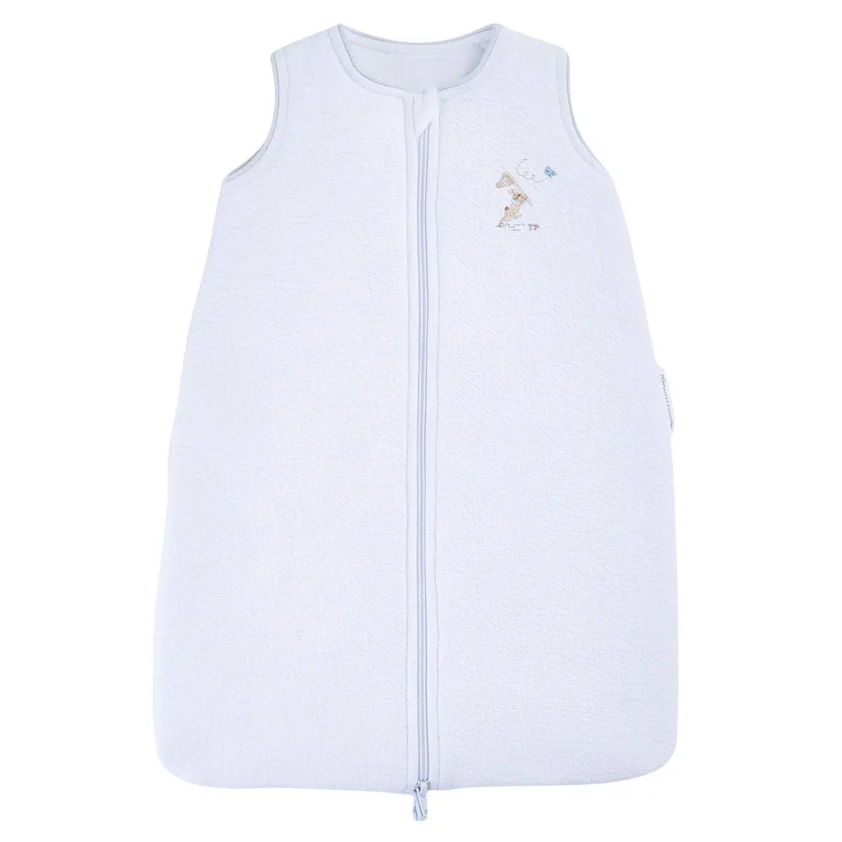 Sleeping Bag 60cm - quilted - Blue Garden Party - Blue Almonds