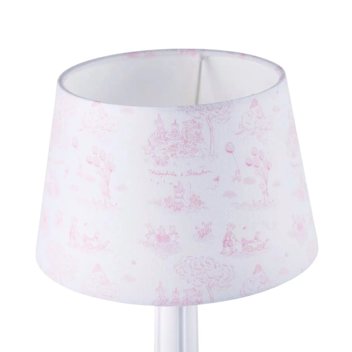 Small lampshade - Printed - Pink Garden Party - Blue Almonds