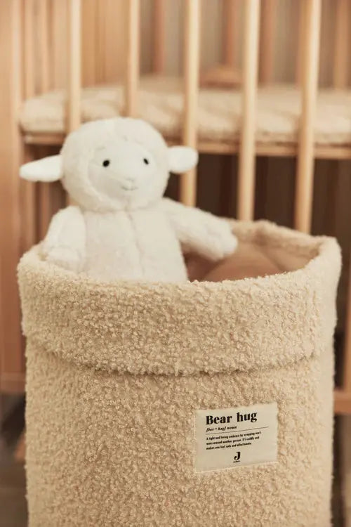 Storage Basket - Boucle Naturel - Blue Almonds