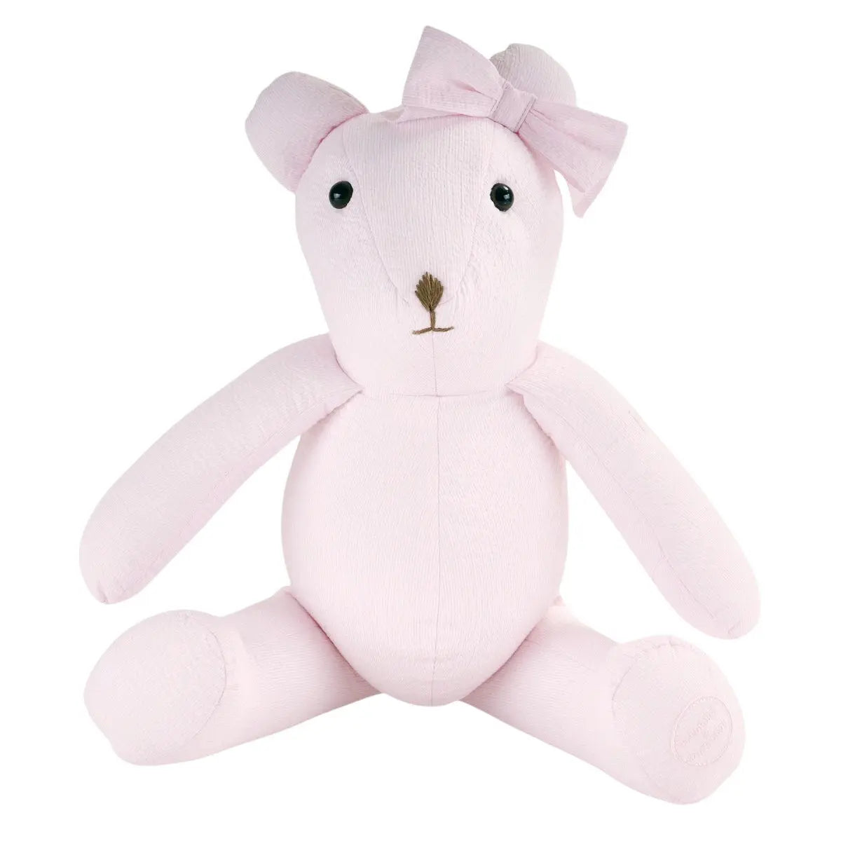 Teddy ThÃ©ophile customized - Pink Garden Party - Blue Almonds